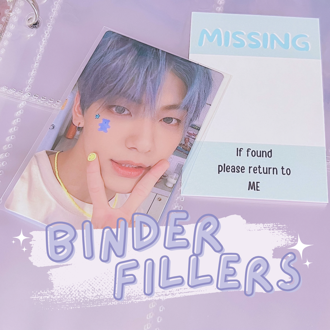 Binder Fillers – crystallize.kpop