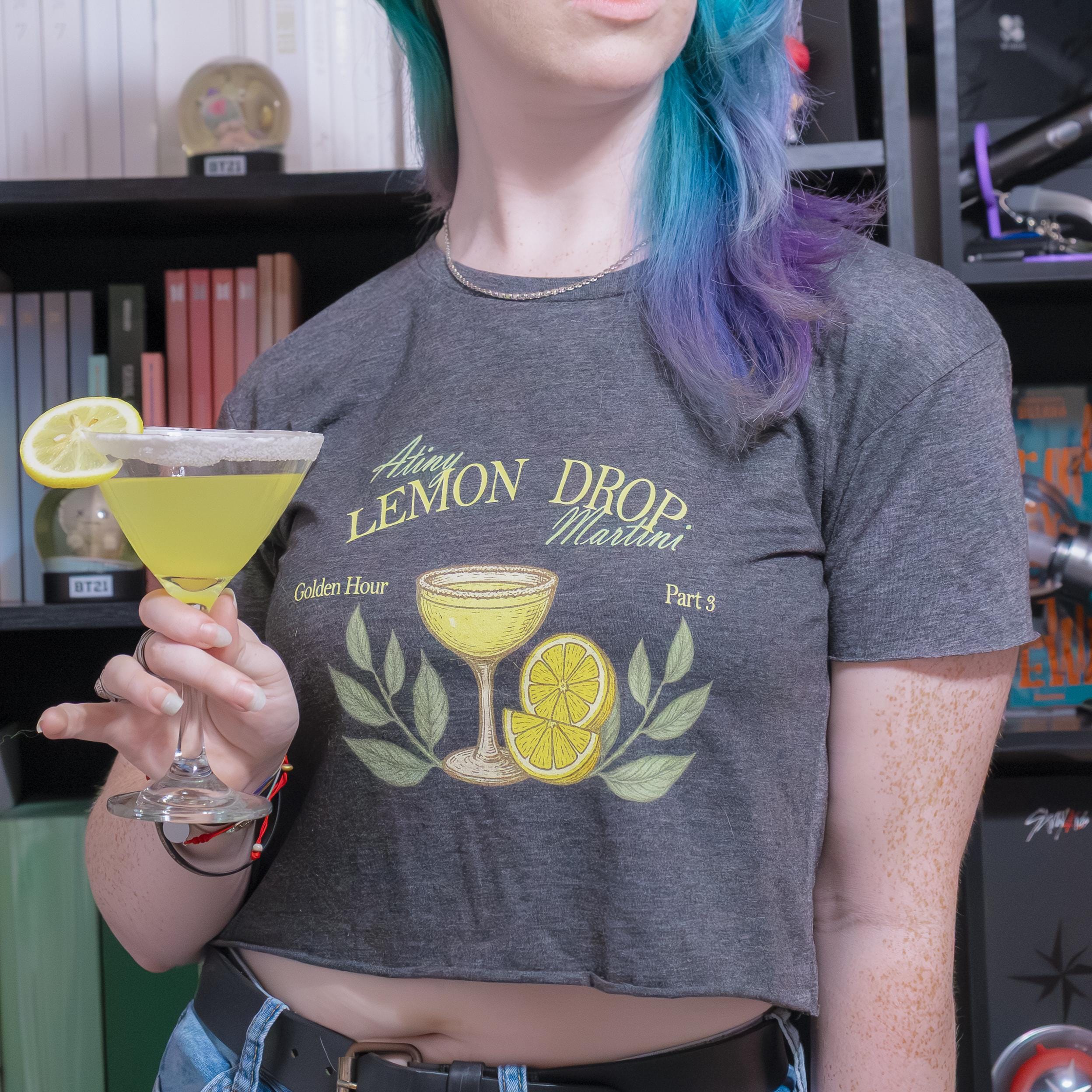 Lemon Drop Crop Tee | crystallizekpop – crystallize.kpop